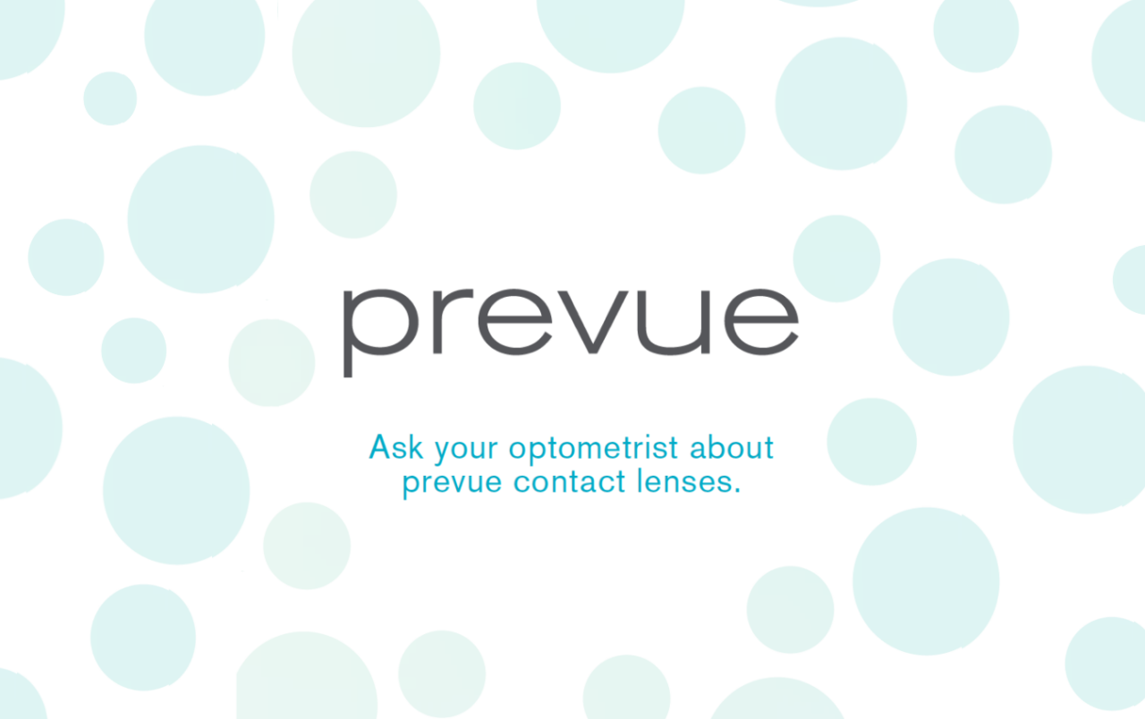 Prevue Contact Lenses | The Optical Co